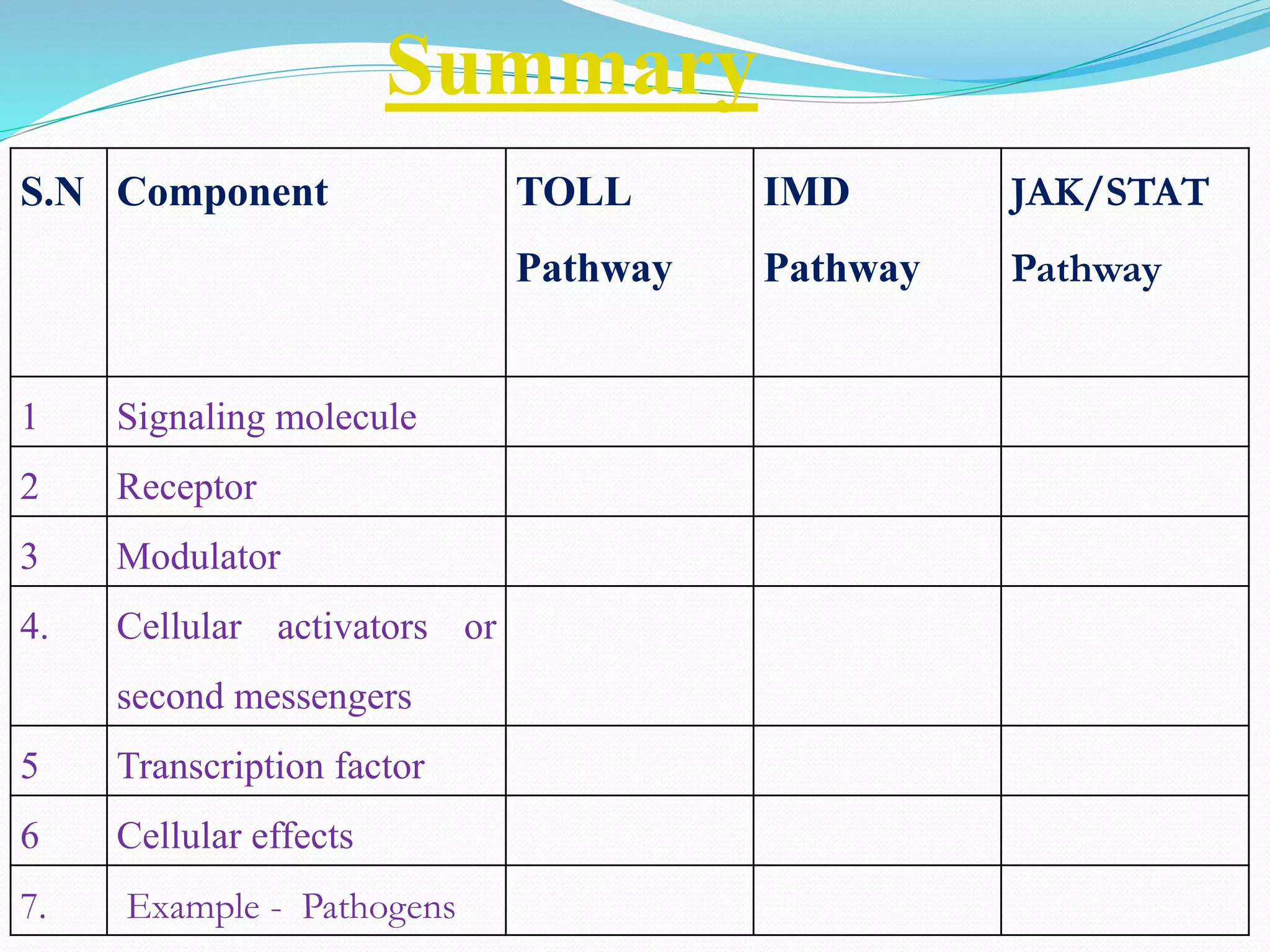 Molecular mechanism of insect immunity | PPTX