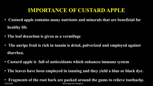 Insect pest of custard apple and wood apple | PPTX | Beekeeping ...