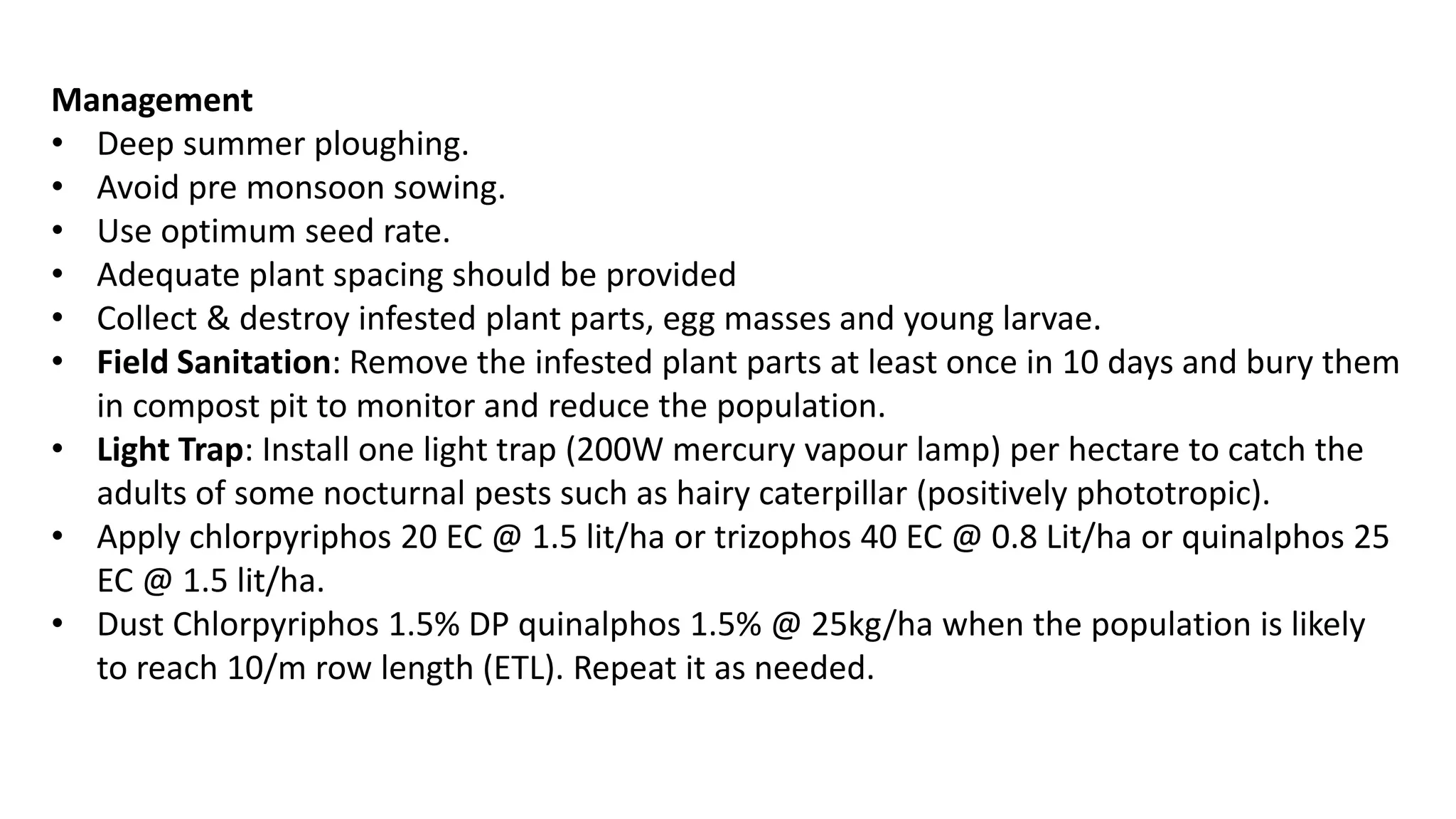 Insect pest of urd, moong and gram and their management | PPTX