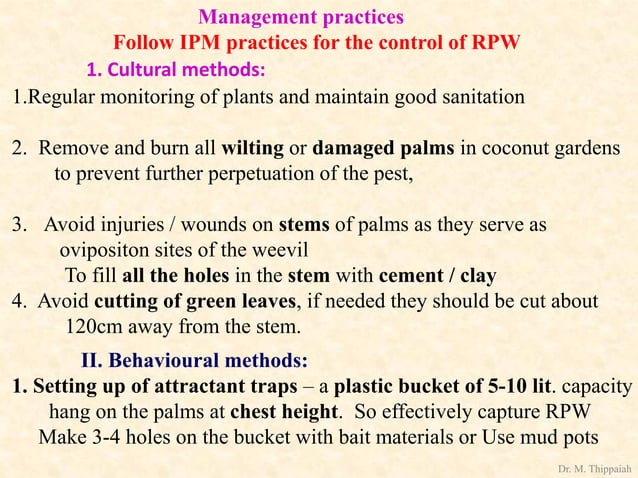 Insect pests of Cococnut | PDF