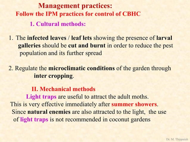 Insect pests of Cococnut | PDF