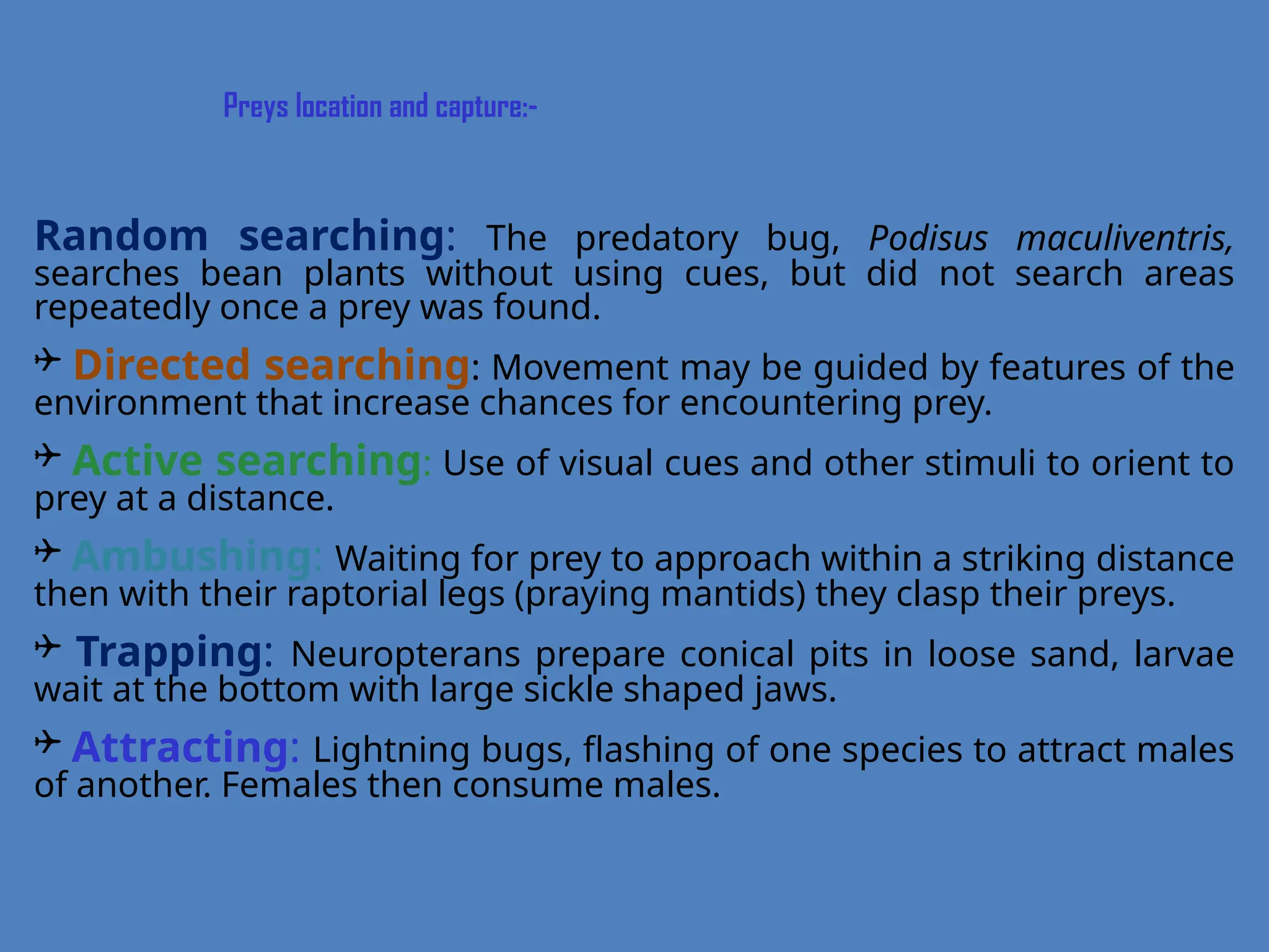 insect predators, the Natural anomies of insect pests | PPTX