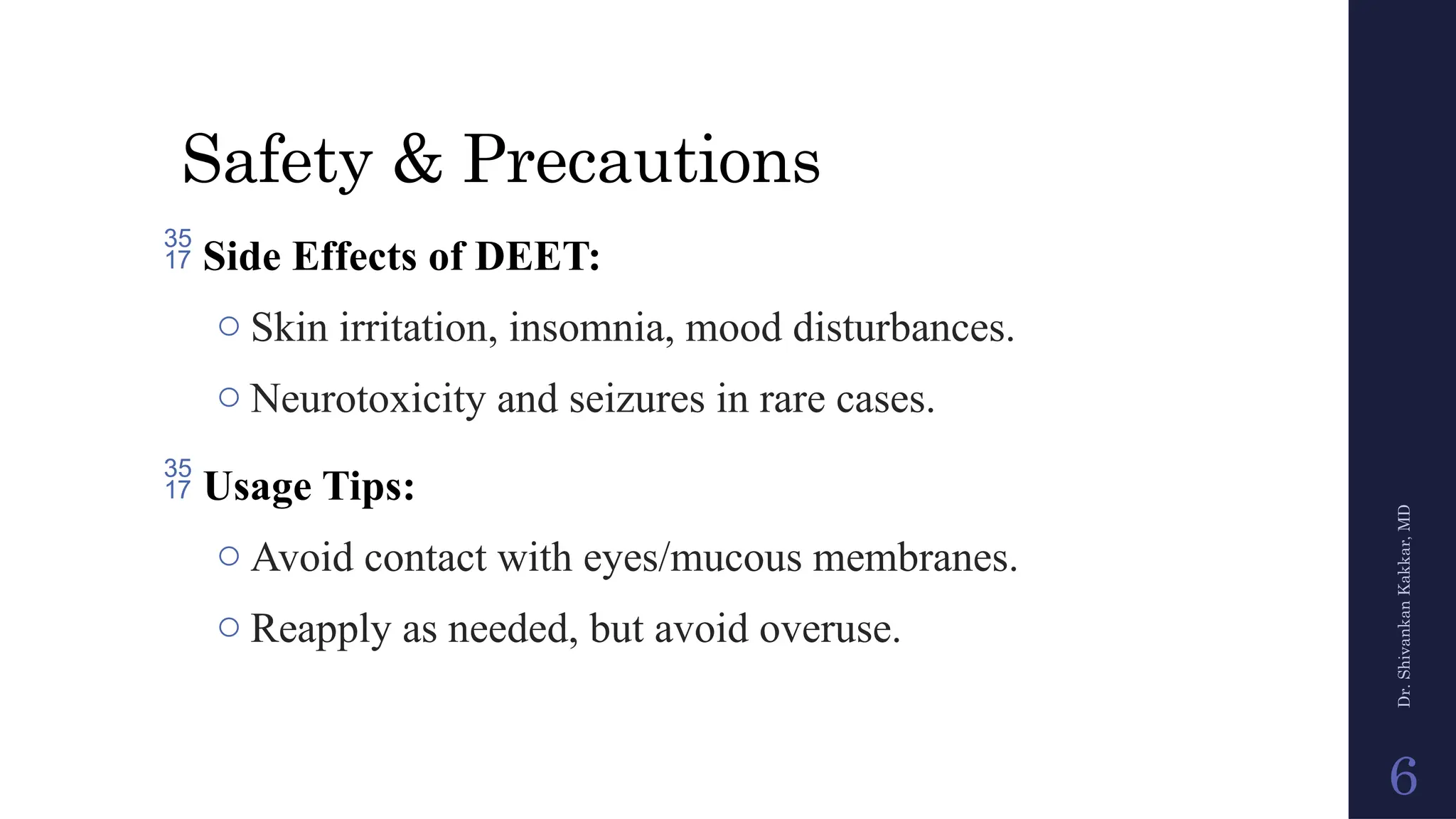 Insect Repellents: Types, Safety, and Proper Use | PPTX