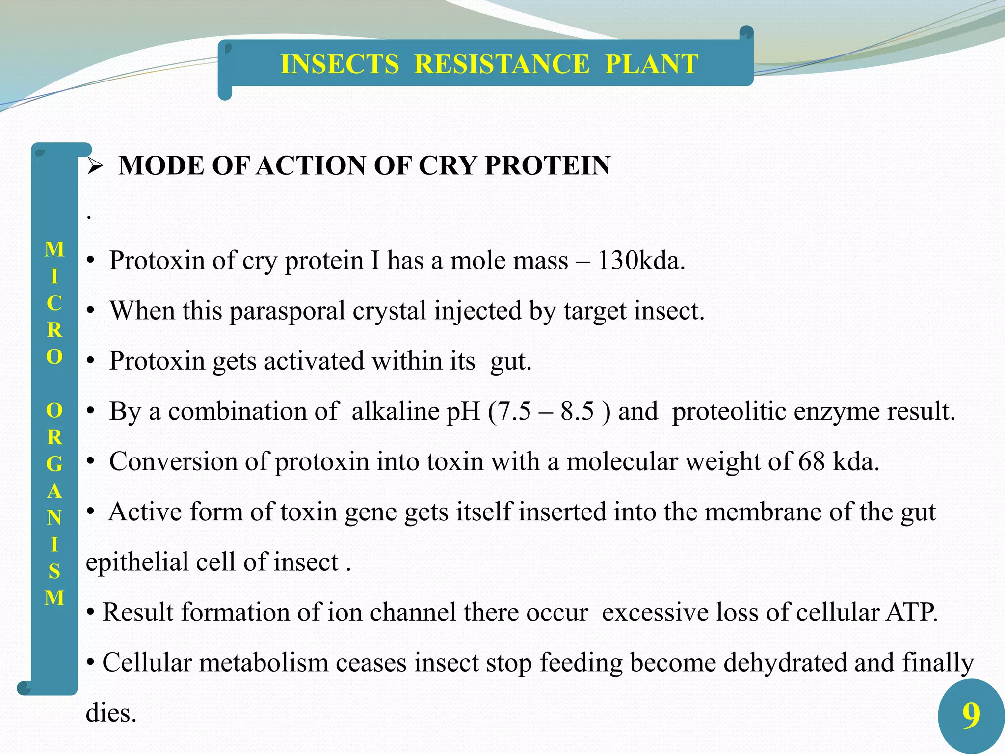 Insect resisance ppt | PPTX