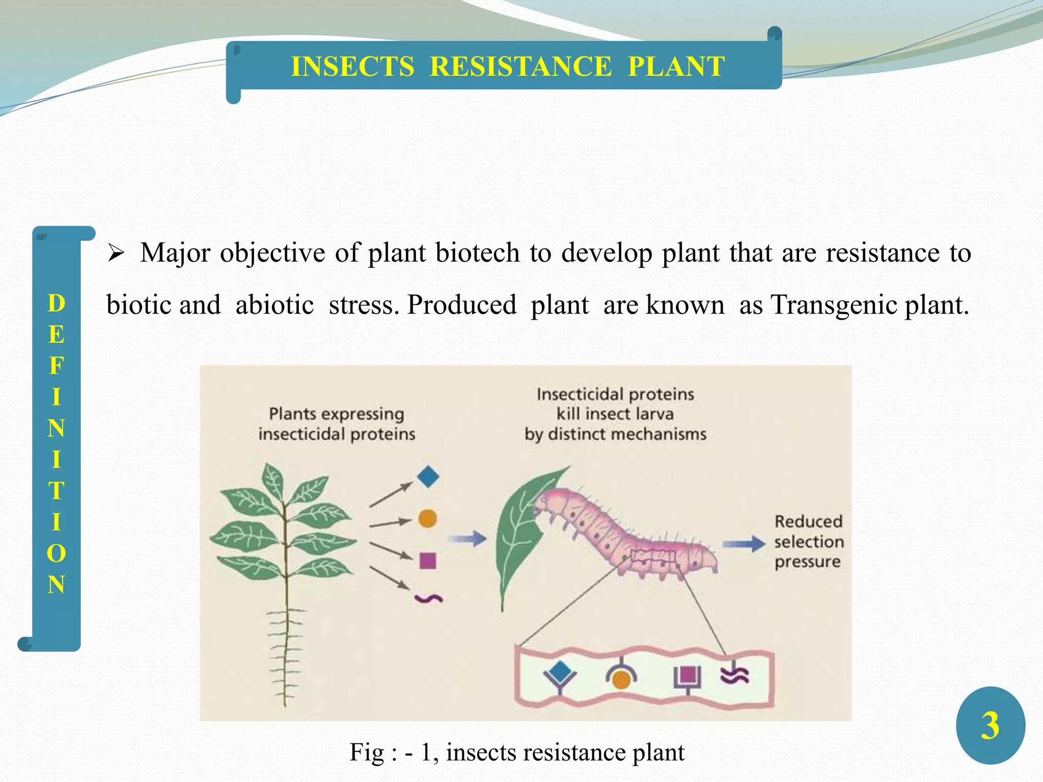 Insect resisance ppt | PPTX