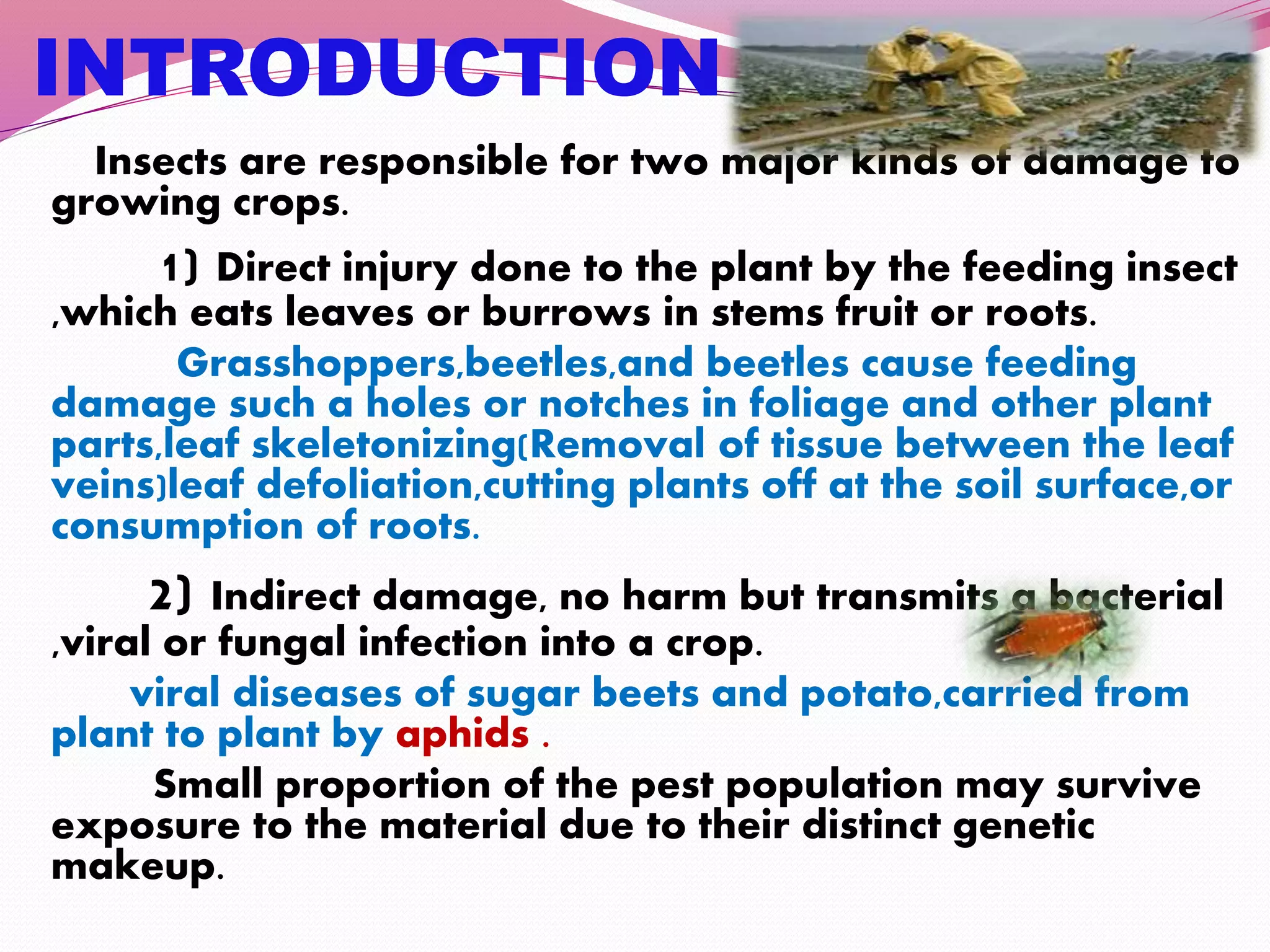 Insect resistance | PPTX