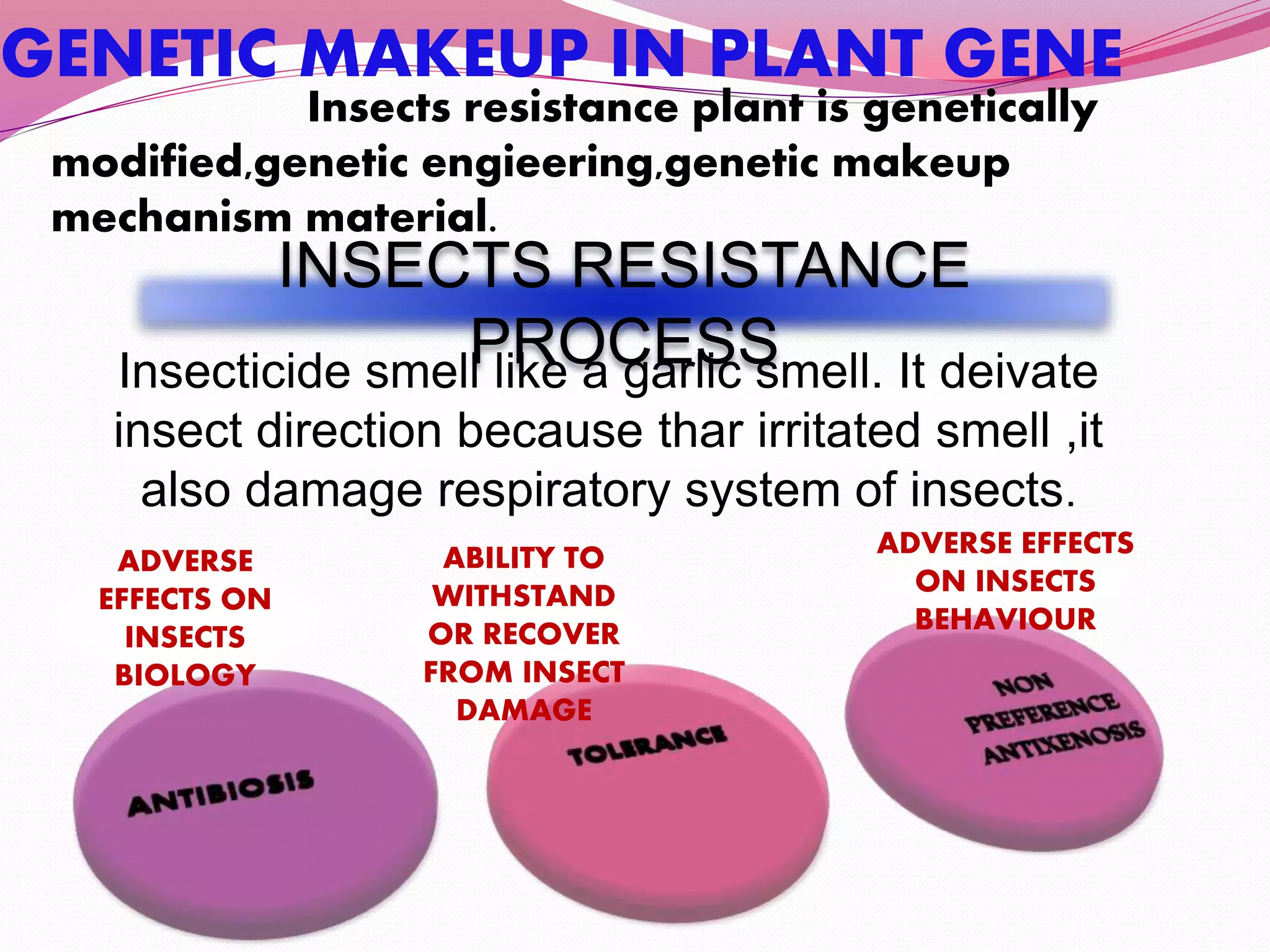 Insect resistance | PPTX