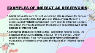 INSECT RESRVOIR 1 for insect vector and disease | PPT