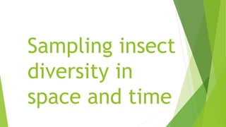 Insects biodiversity | PPTX
