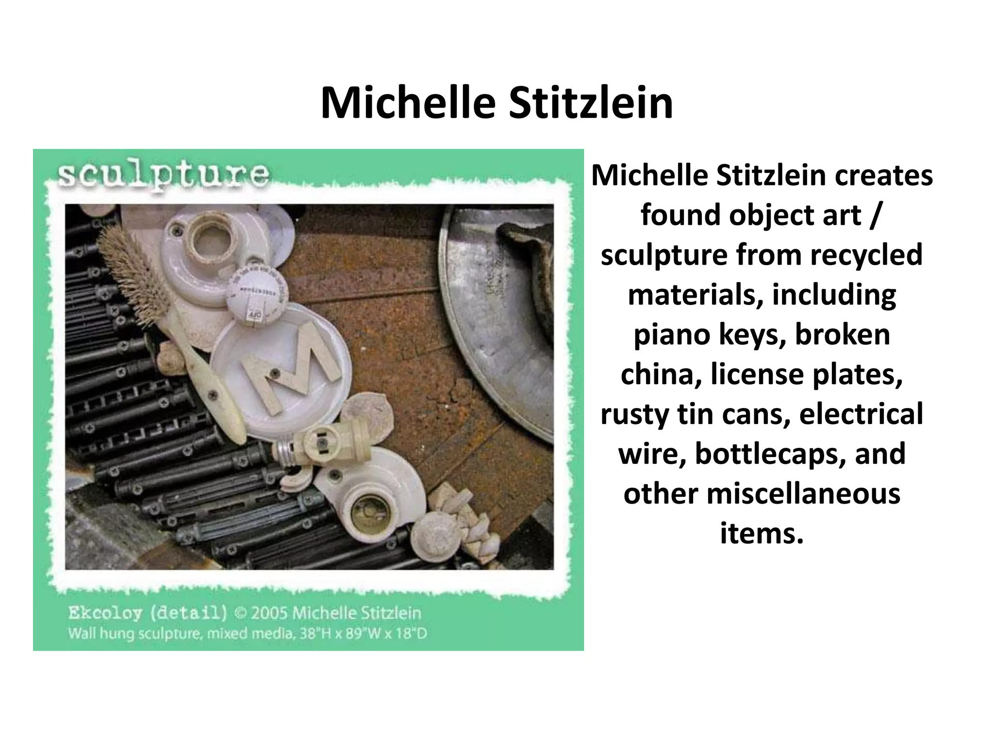 Introduction to Sculpture with images of bug sculpture | PPTX