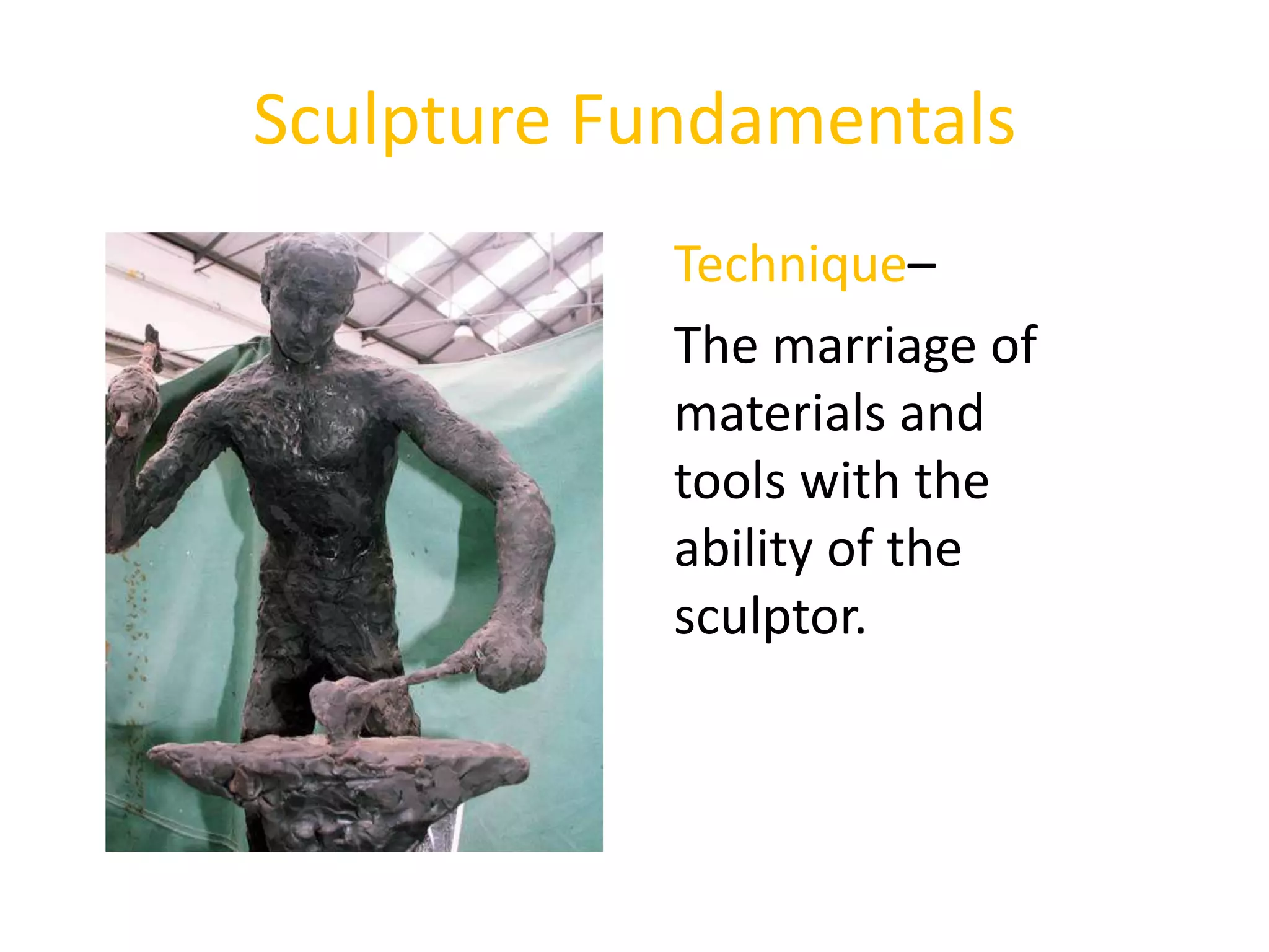 Introduction to Sculpture with images of bug sculpture | PPTX