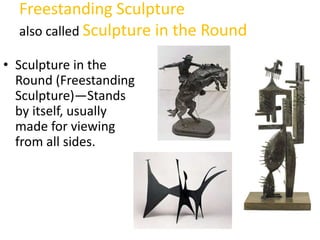 Introduction to Sculpture with images of bug sculpture | PPT