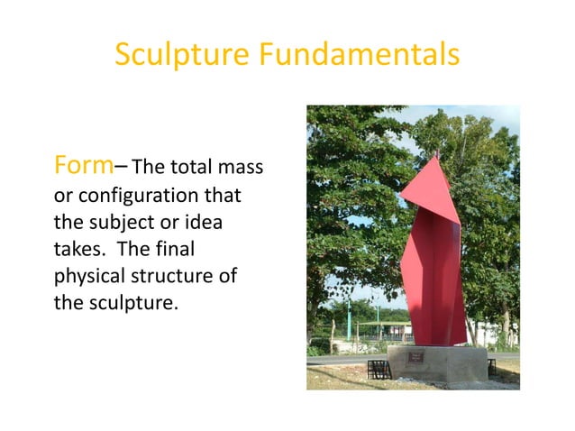 Introduction to Sculpture with images of bug sculpture | PPT