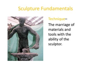 Introduction to Sculpture with images of bug sculpture | PPT