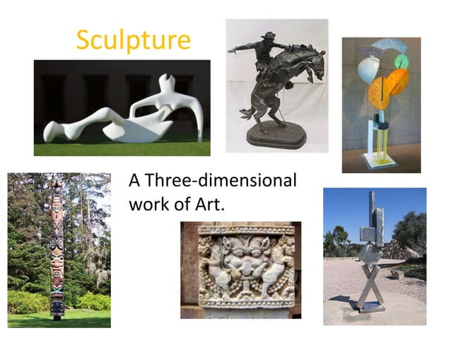 Introduction to Sculpture with images of bug sculpture | PPT