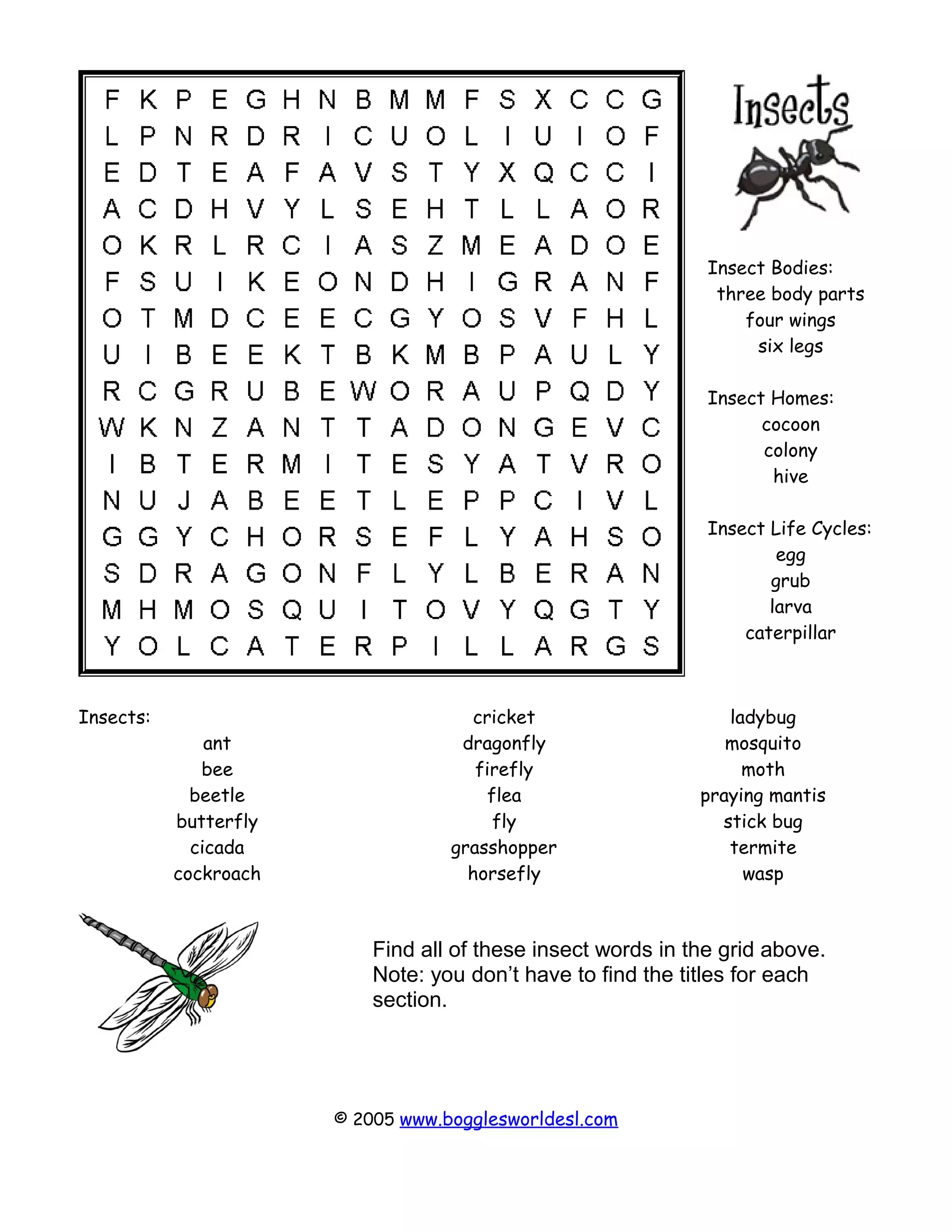 Insect search | PDF