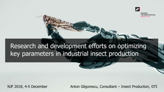 Research and development efforts on optimizing key parameters in ...