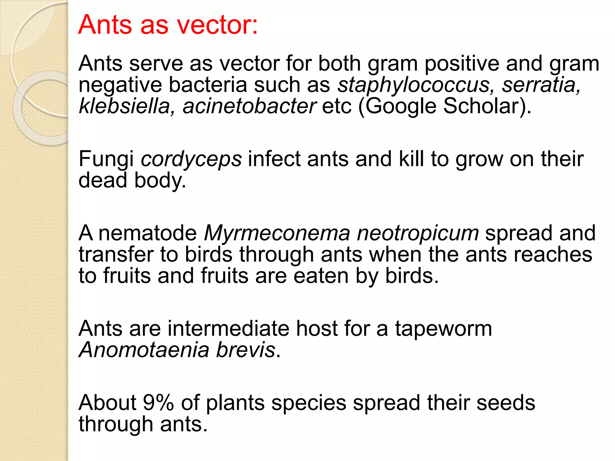 Insects of medical and veterinary importance | PPTX