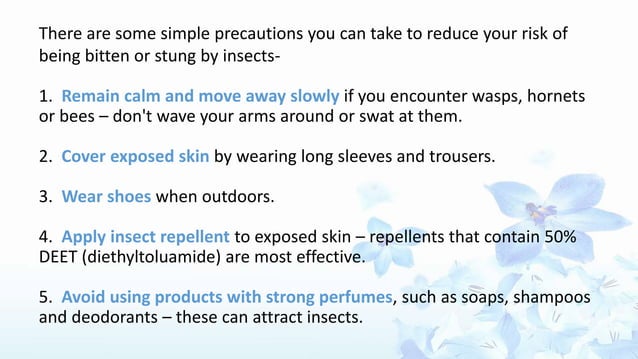 Insect Sting and bite management.pptx