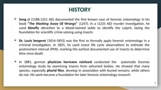 Insect Traits Relation to Forensic Entomology.pptx