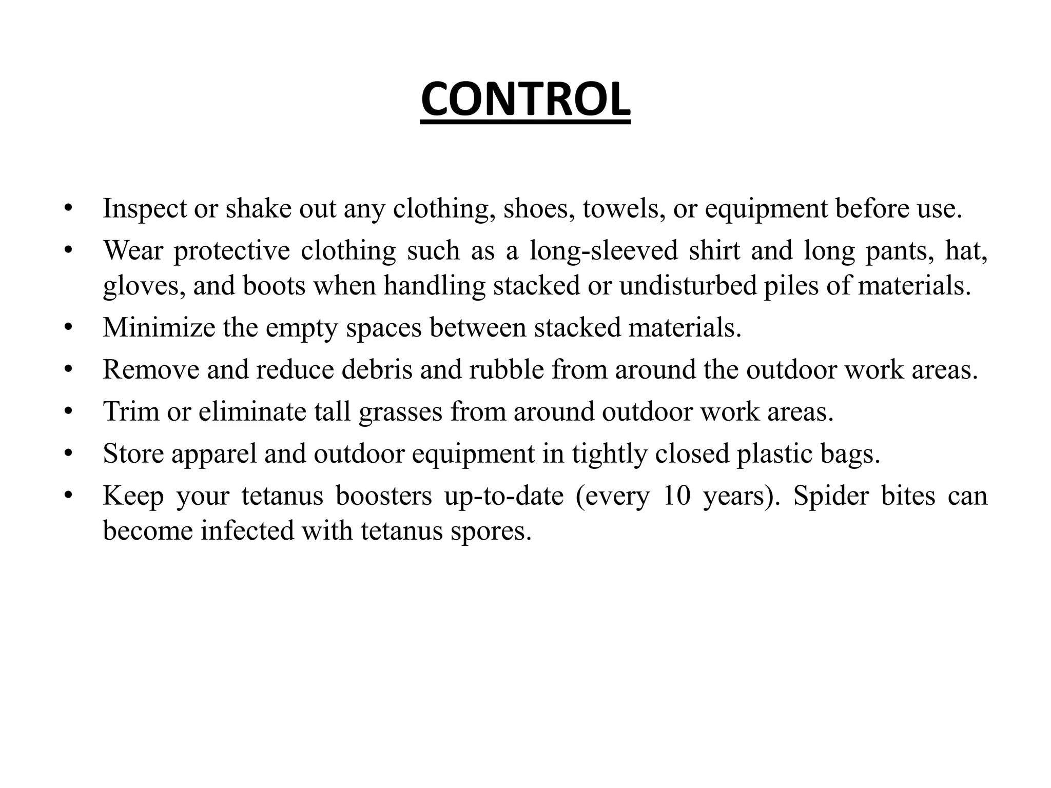 Insect, vector and rodent control | PPTX