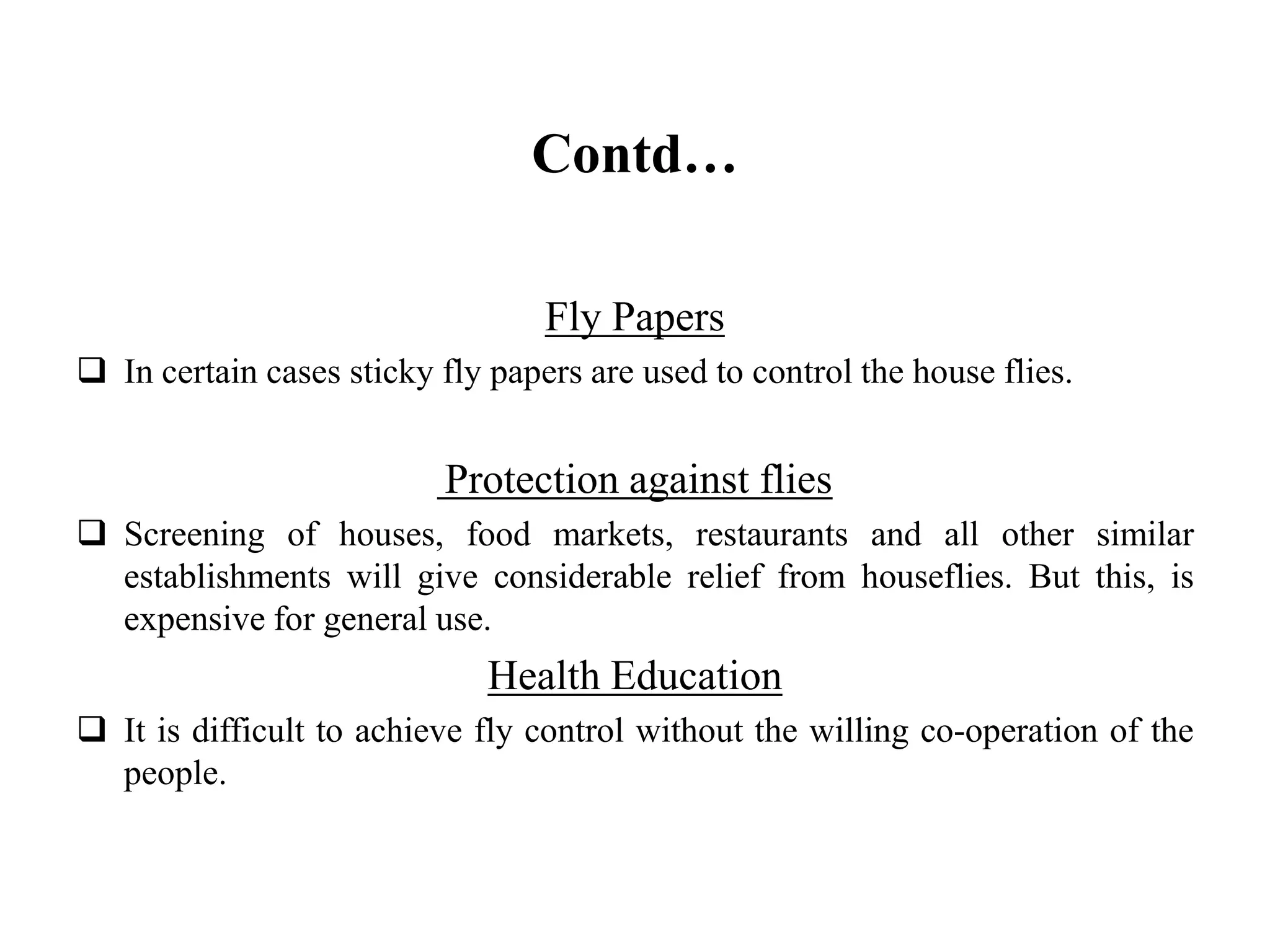 Insect, vector and rodent control | PPTX
