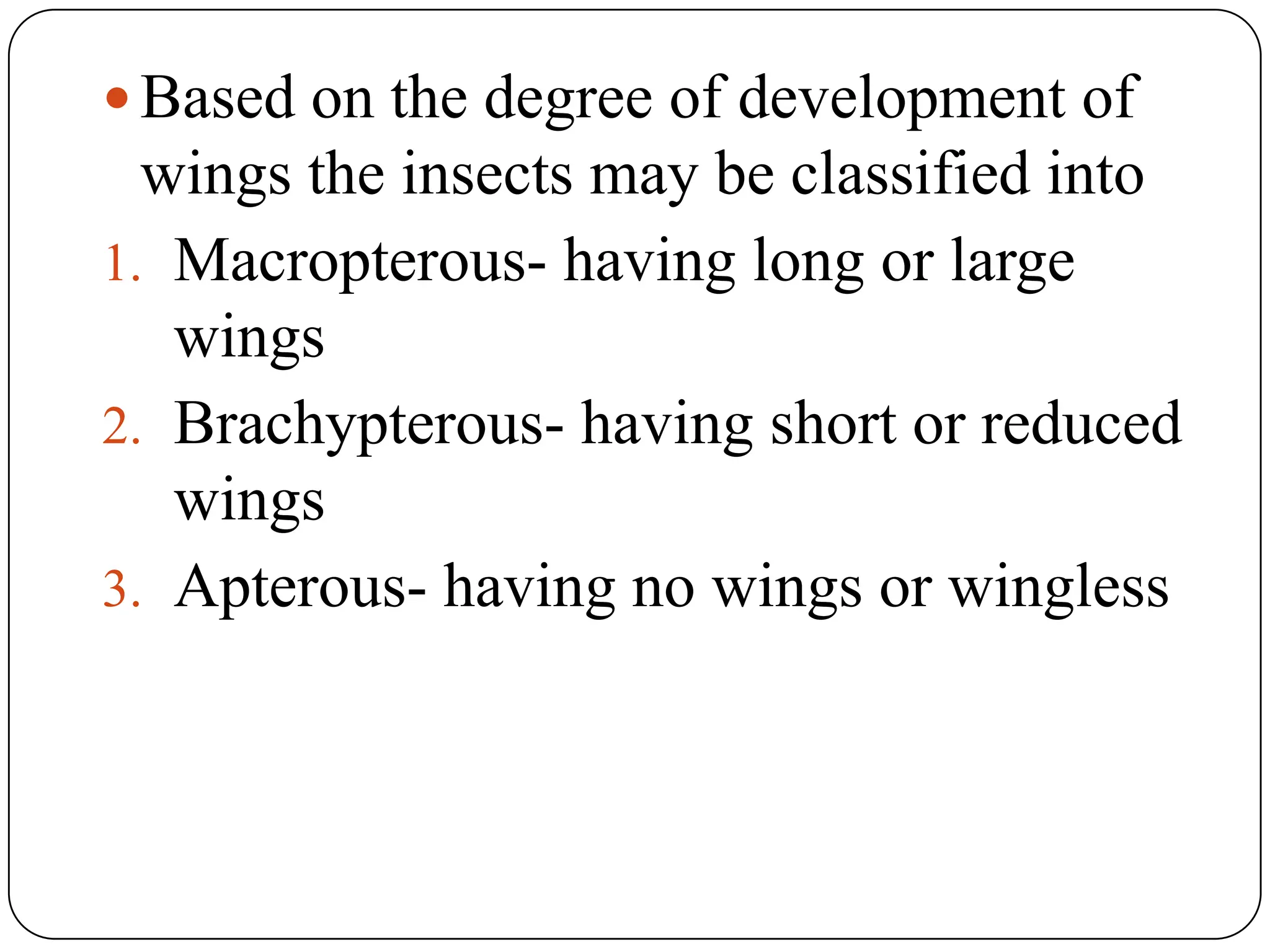 INSECT WING AND ITS MODIFICATION by Dr chetna Khandakar Sgcars JDB | PDF