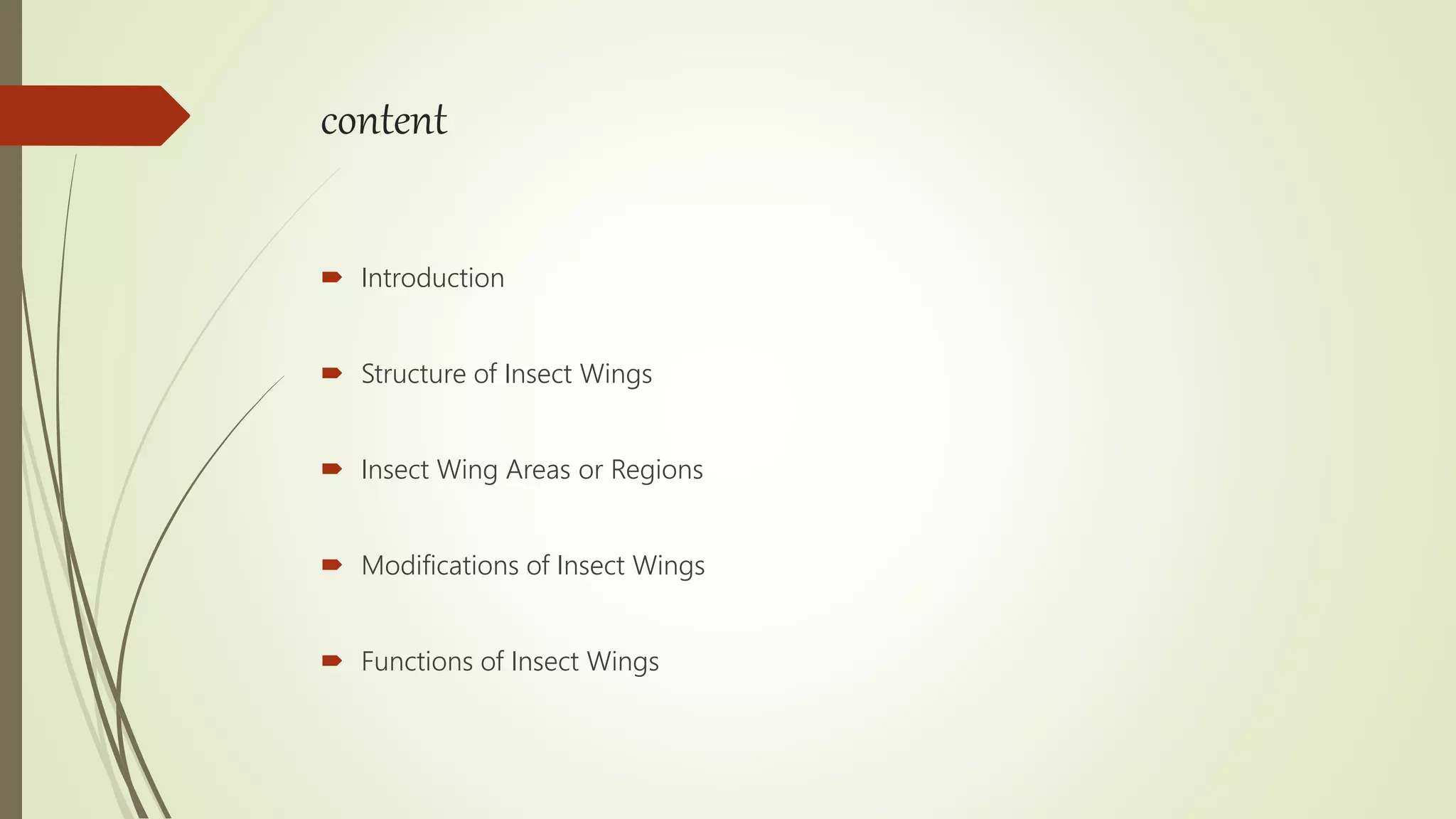 Insect wings & their modifications | PPTX