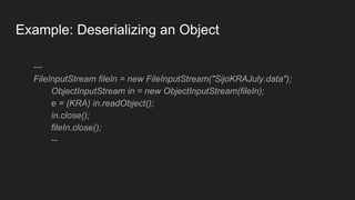 Insecure Java Deserialization | PPTX