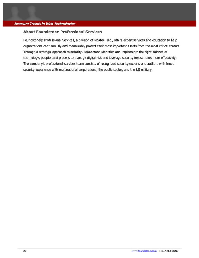 Insecure trends in web technologies 2009 | PDF