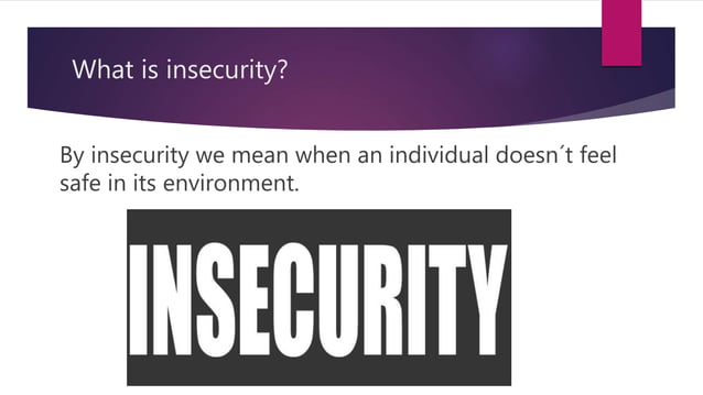 Insecurity activity 9 Human Being | PPTX | Crime & Harmful Acts to ...