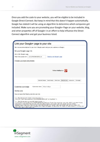 InSegment - How to Market Your Business on Google | PDF