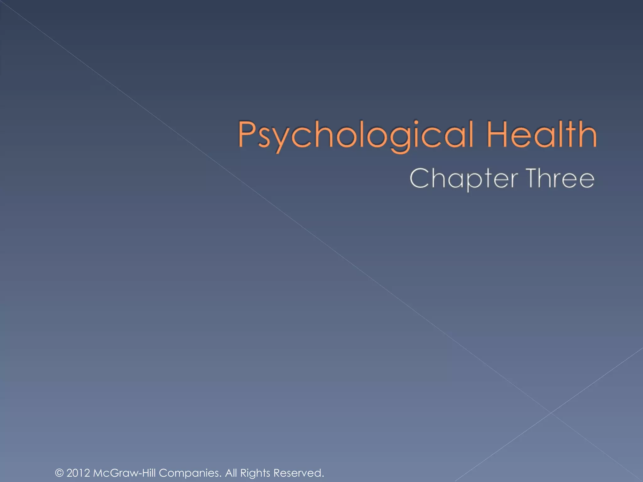 Health and Wellness Chapter 3 | PPT