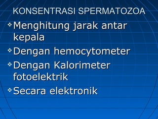 Inseminasi buatan pada sapi | PPT