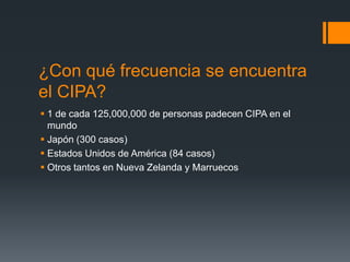 Insensibilidad congénita al dolor con anhidrosis | PPTX