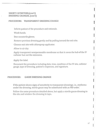 Inserting a short peripheral IV catheter paper | PDF