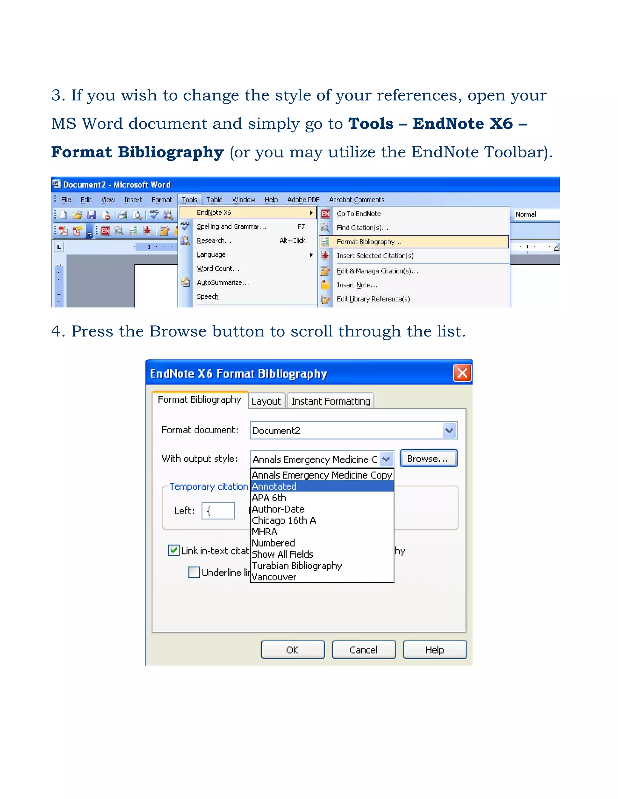 Inserting citations into microsoft word | PDF