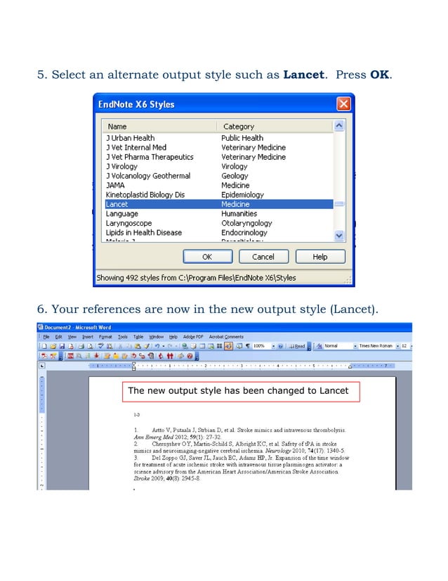 Inserting citations into microsoft word | PDF
