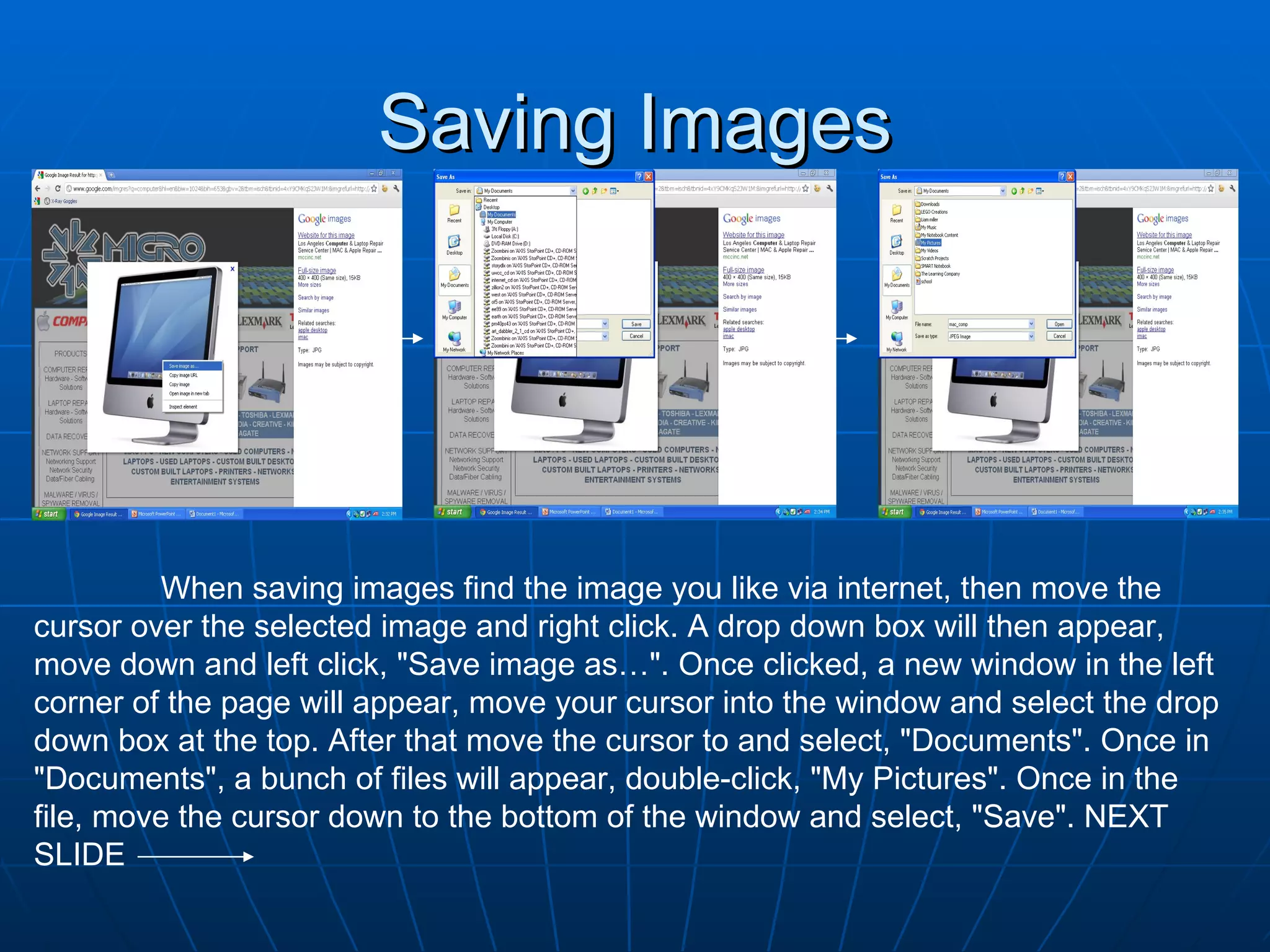Inserting images | PPT