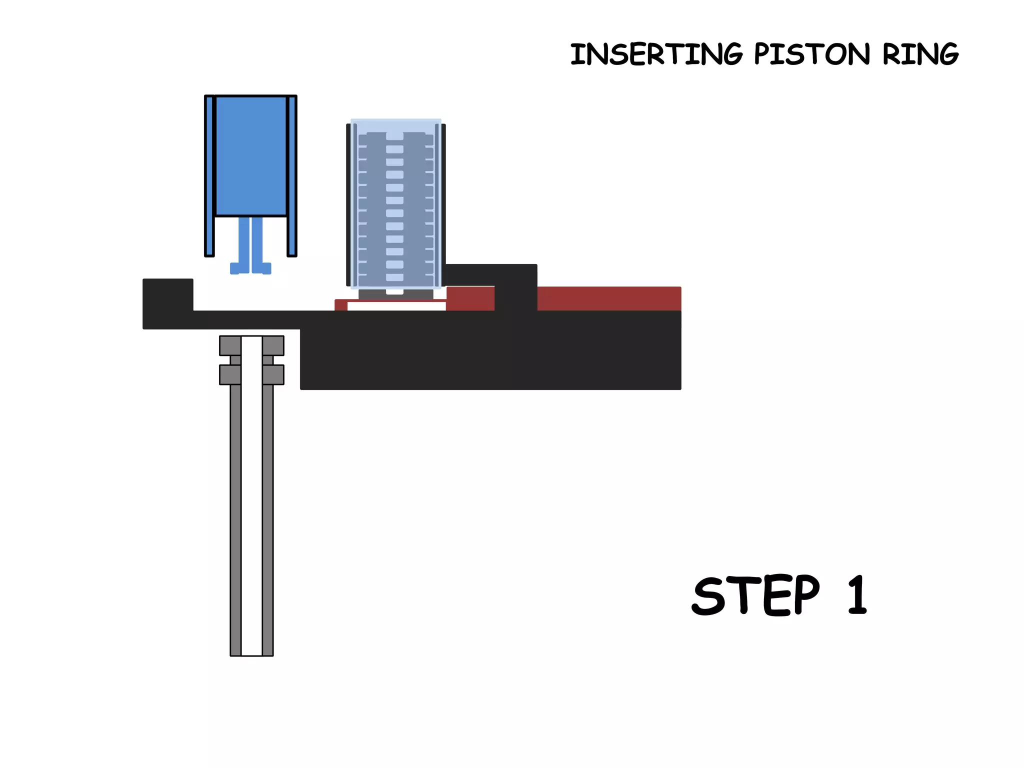 Inserting piston ring | PPSX