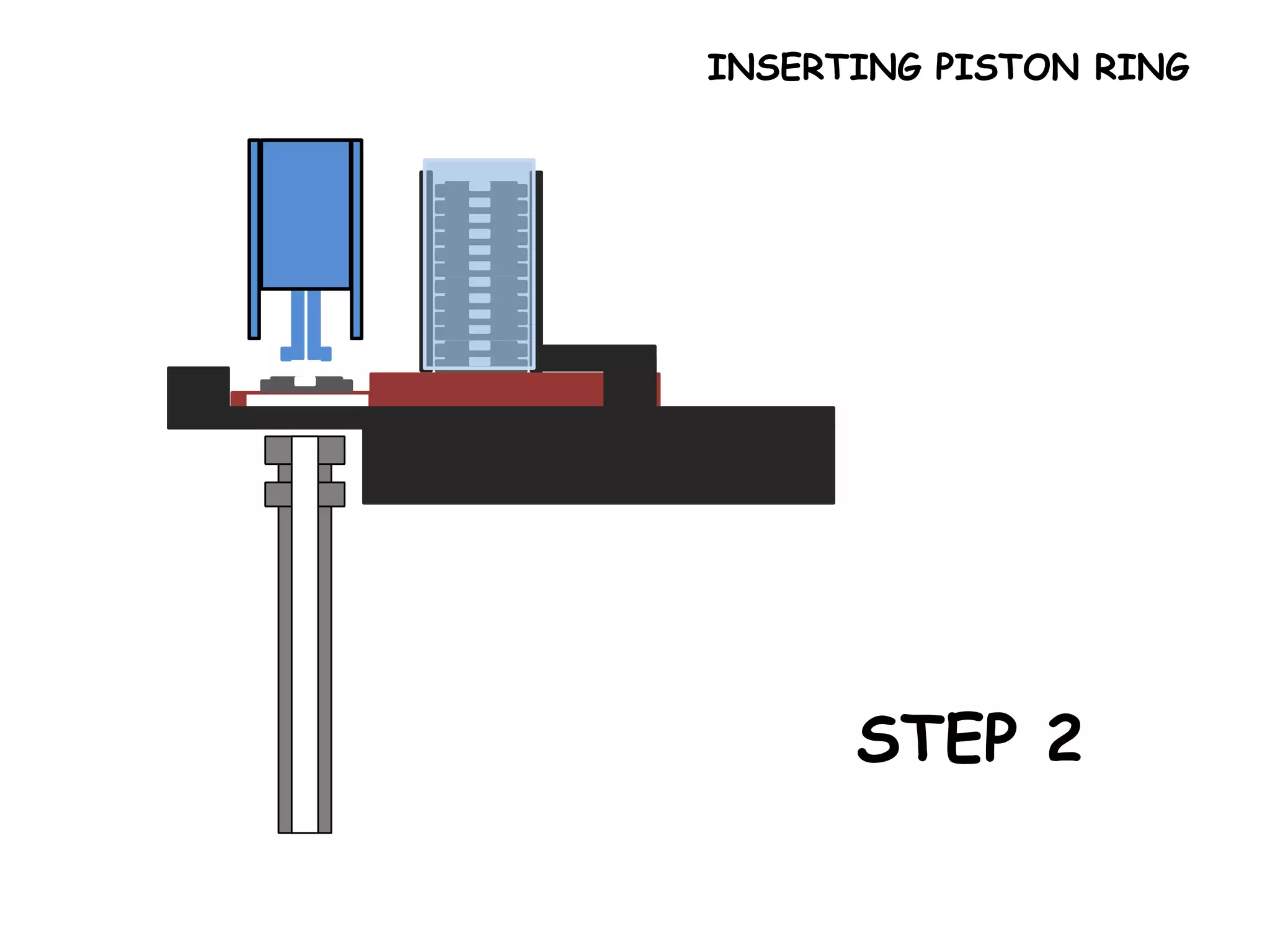 Inserting piston ring | PPSX
