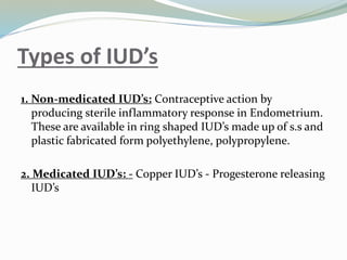 IUD (Intra Uterine Device) | PPTX