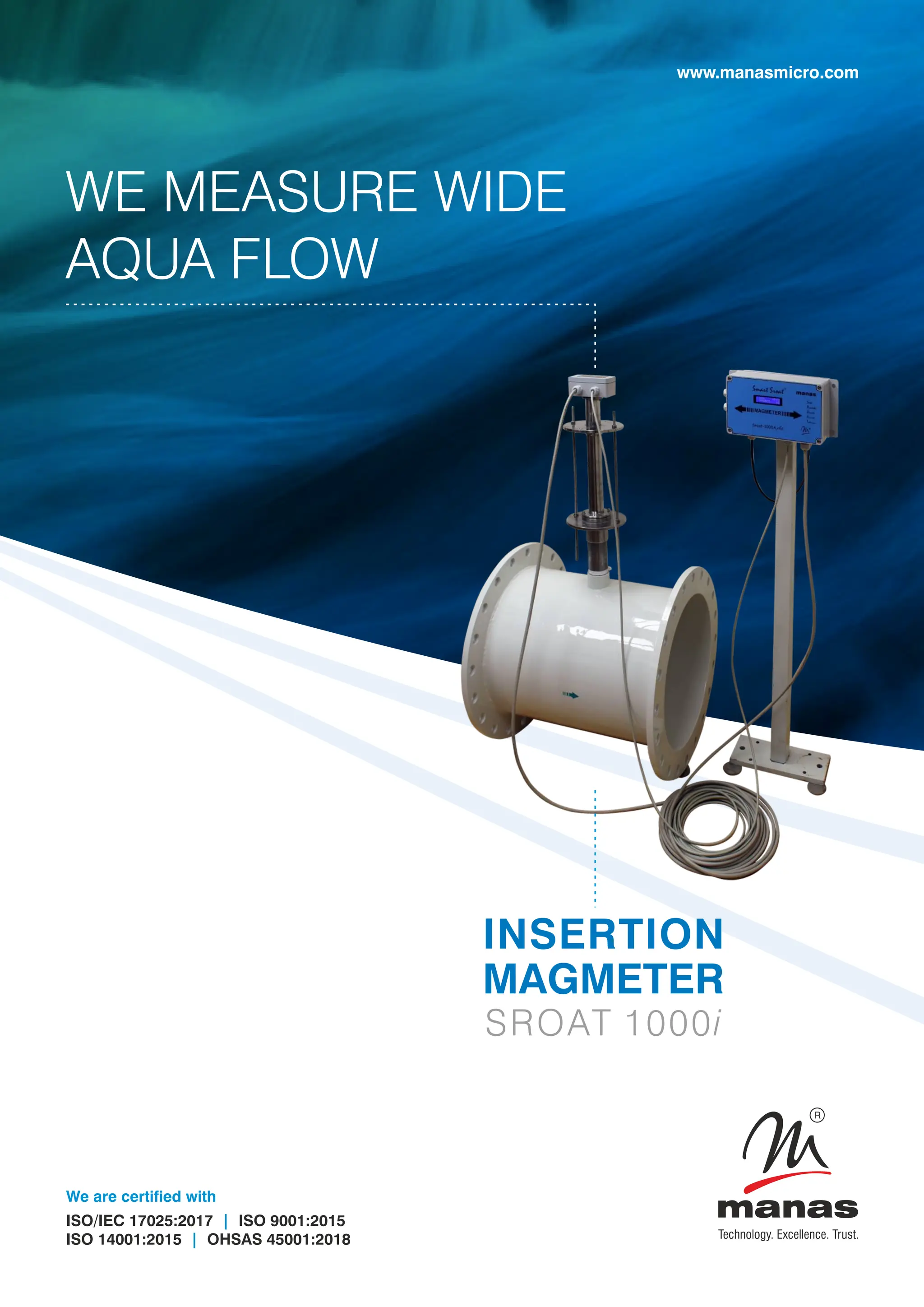 Flow meter for large pipelines, Insertion Electromagnetic Flow Meter | PDF