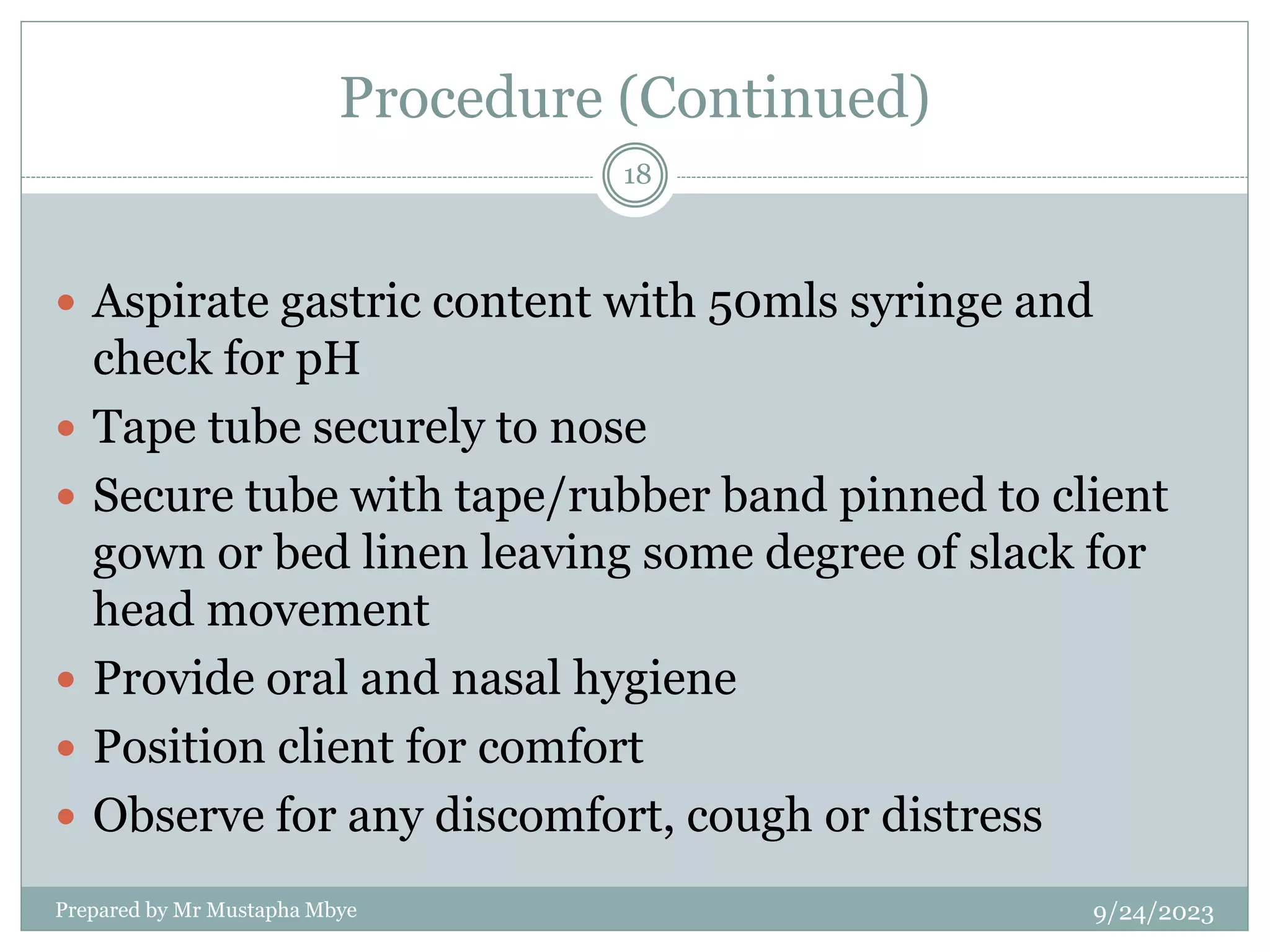 Insertion of A Naso-Gastric Tube 2.pptx