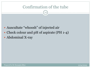 Insertion of A Naso-Gastric Tube 2.pptx