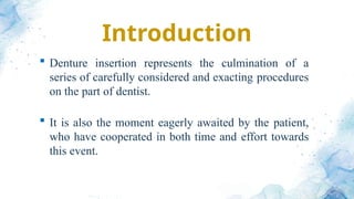 insertion of complete denture by marwa amer.pptx