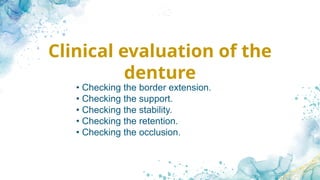 insertion of complete denture by marwa amer.pptx