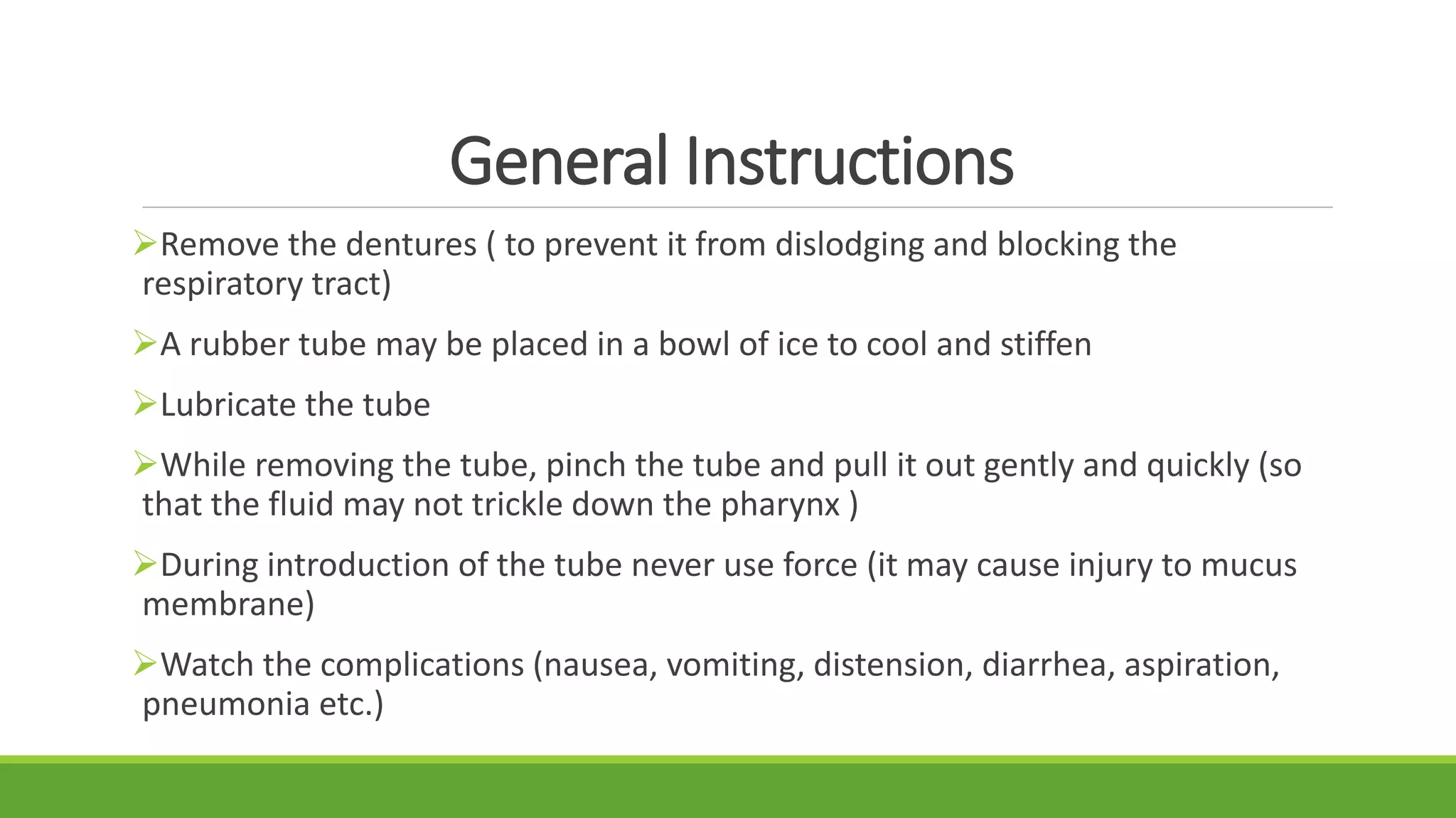 Insertion of NG tube | PPTX