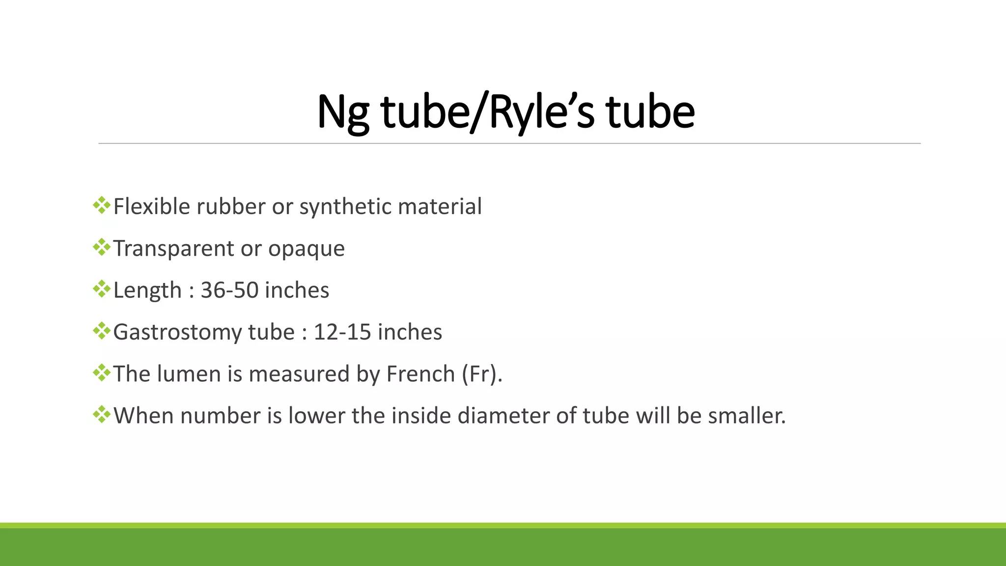 Insertion of NG tube | PPTX