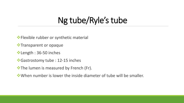 Insertion of NG tube | PPTX